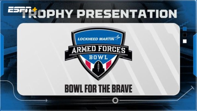 Lockheed Martin Armed Forces Bowl Trophy Presentation - WatchESPN